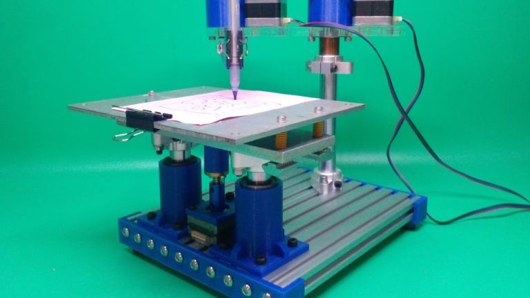 DIY Z Axis Slide Homemade Scara Robot Arm Plotter Draw 3D Printer DIY