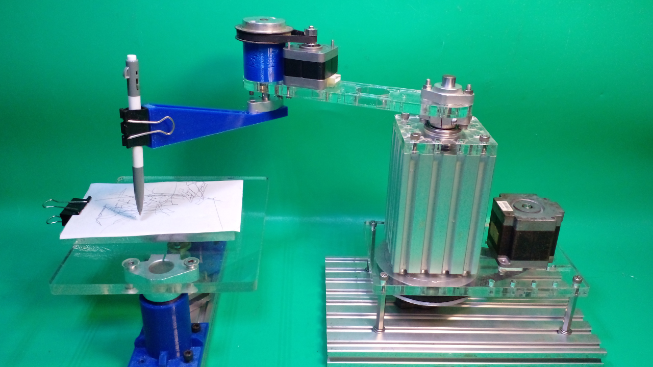 Robot DIY Scara Homemade Arm Robotic Acrylic 3D Printer CNC 3D Printer DIY